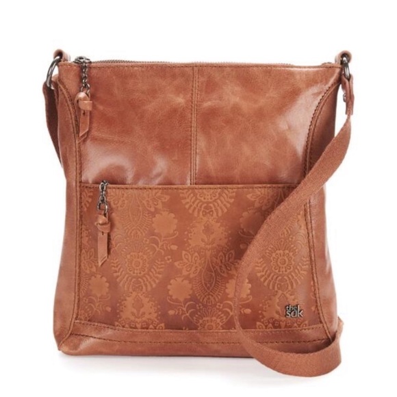 The Sak | Bags | The Sak Leather Lucia Floral Embossed Crossbody ...
